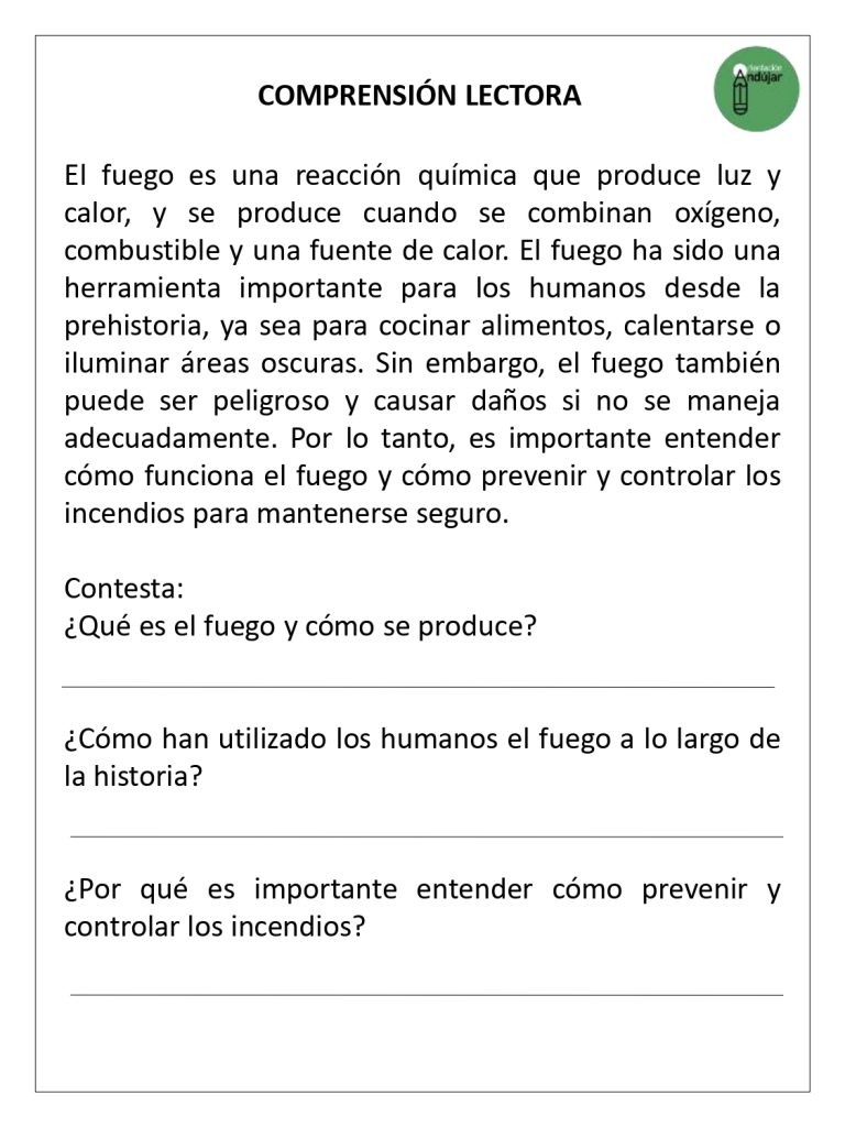 Textos de comprensión lectora - Orientacion Andujar