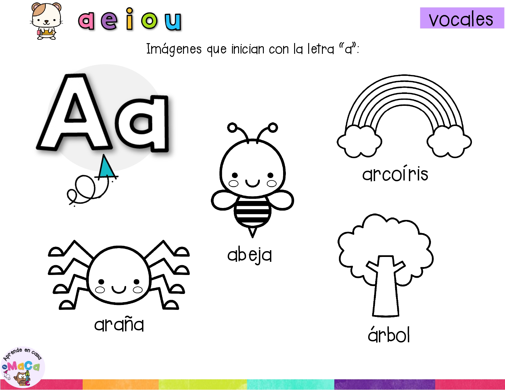 ¡Me divierto y aprendo las VOCALES! - Orientacion Andujar
