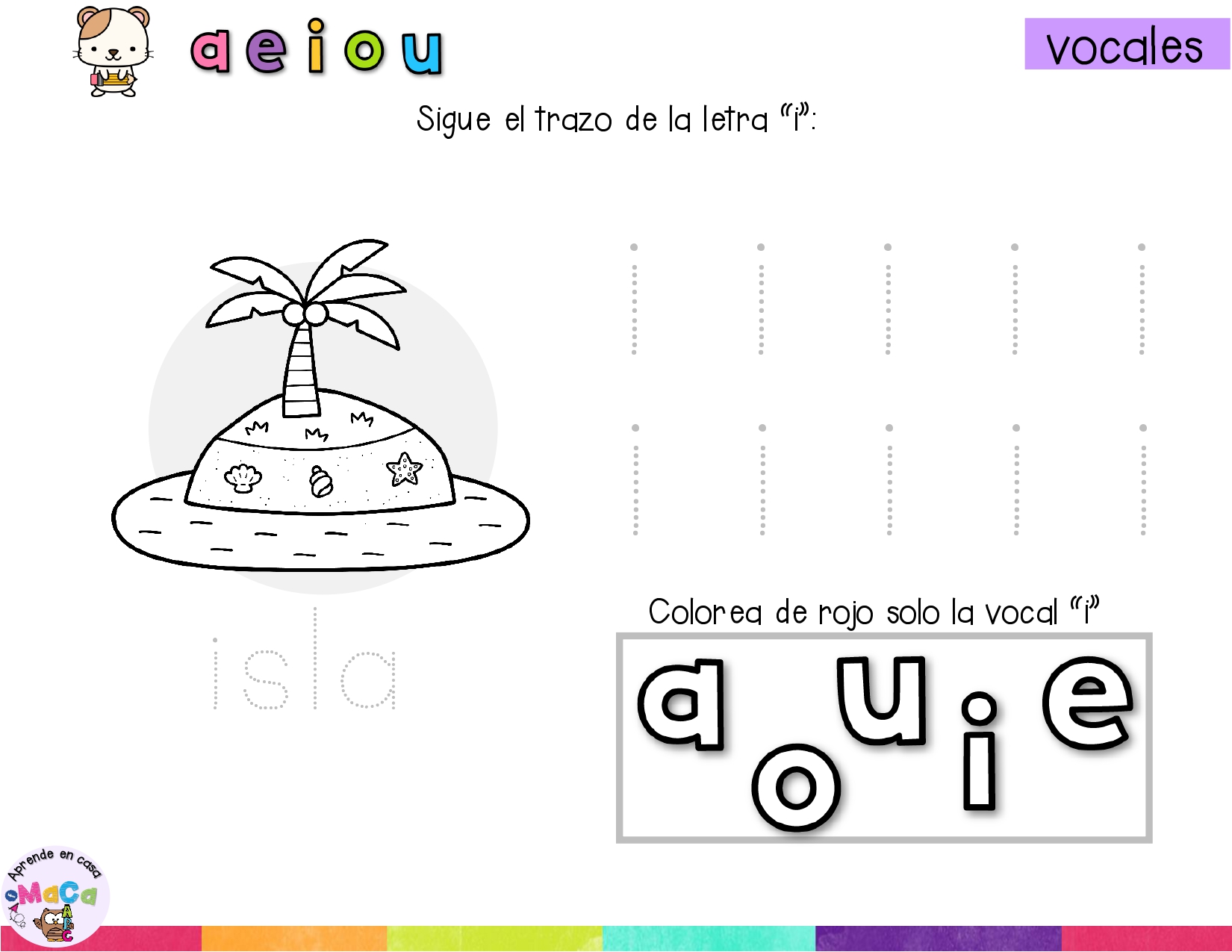 ¡Me divierto y aprendo las VOCALES! - Orientacion Andujar