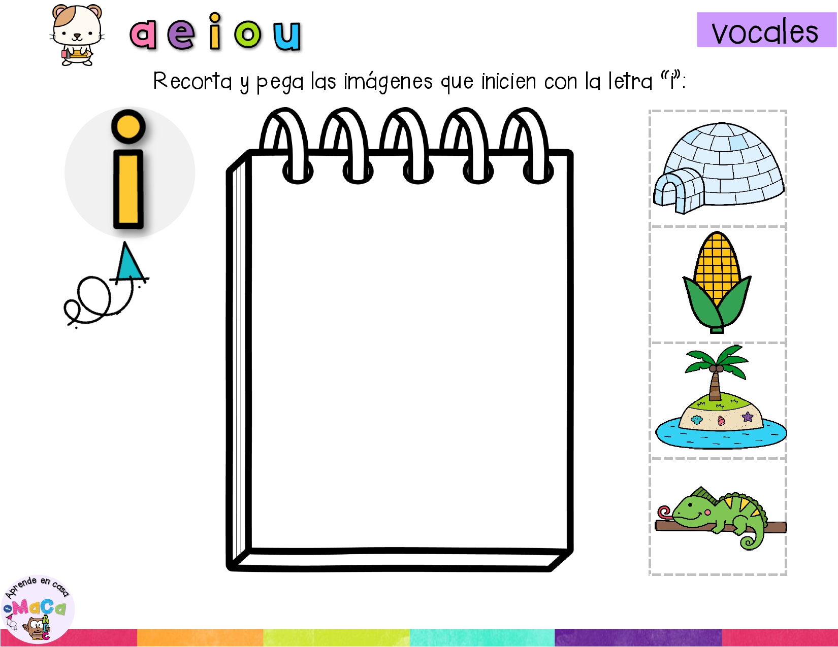 ¡Me divierto y aprendo las VOCALES! - Orientacion Andujar