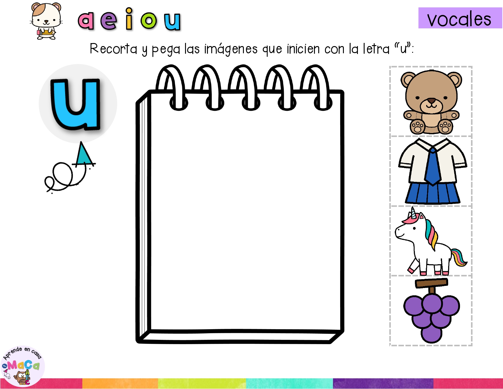 ¡Me divierto y aprendo las VOCALES! - Orientacion Andujar