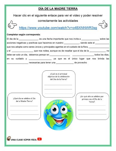 Cuaderno de Actividades Día de la Tierra - Orientacion Andujar