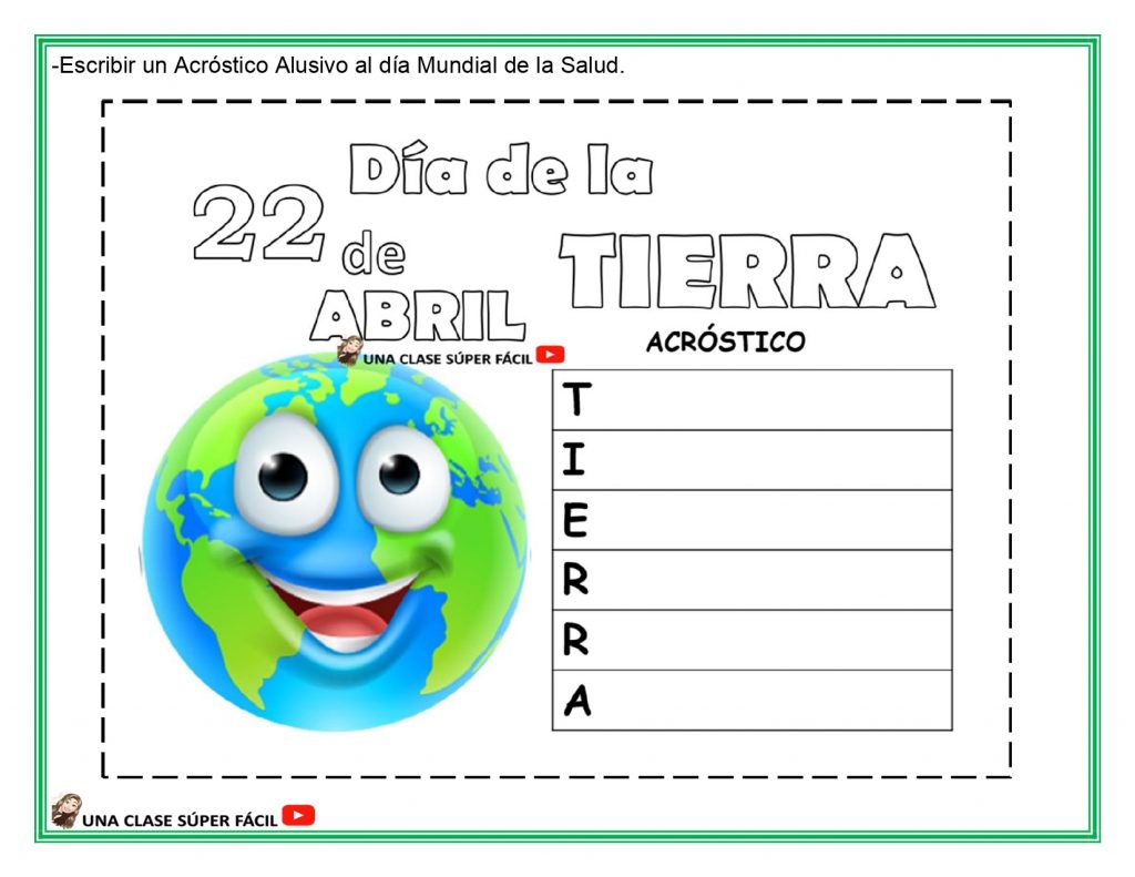 Cuaderno de Actividades Día de la Tierra - Orientacion Andujar