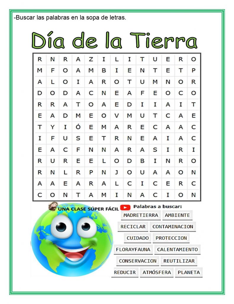 Cuaderno de Actividades Día de la Tierra - Orientacion Andujar