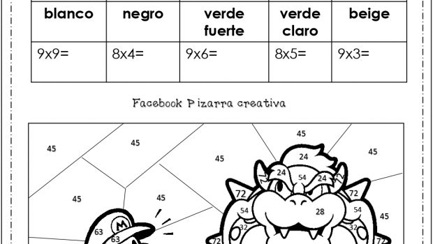 Aprende las tablas de multiplicar con Super Mario tu mejor amigo _page ...