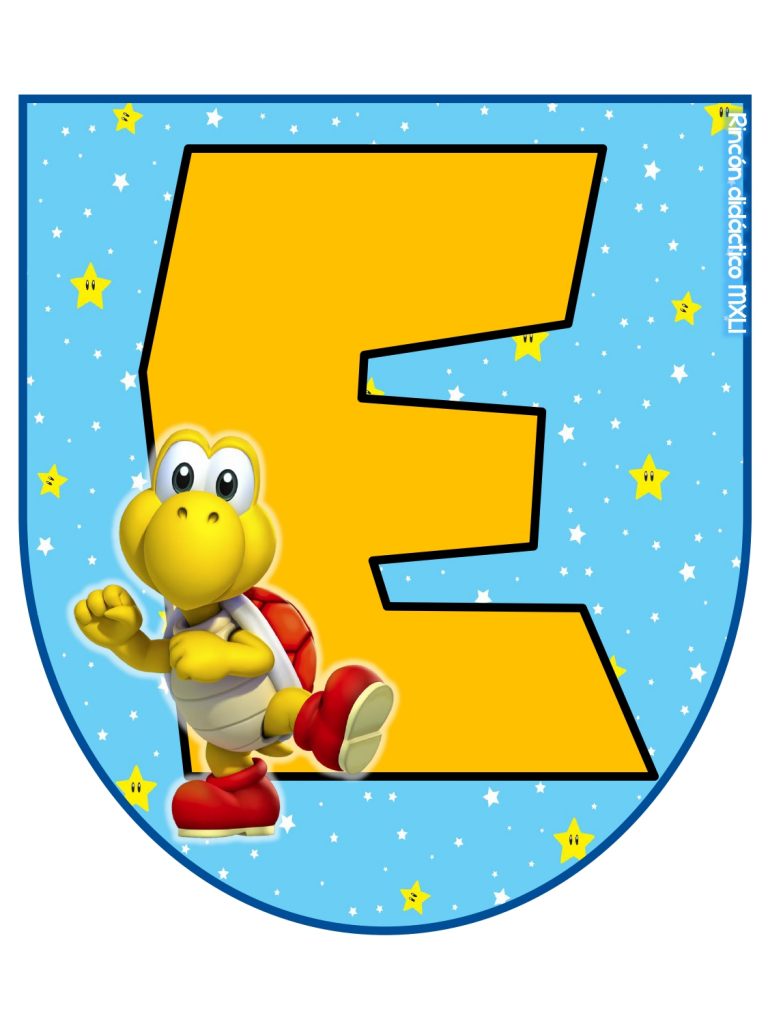 Banner bienvenidos de Mario Bros - Orientacion Andujar