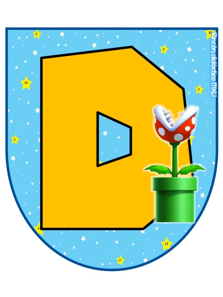 Banner bienvenidos de Mario Bros - Orientacion Andujar