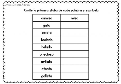 CUADERNO ACTIVIDADES DISLEXIA OMISIÓN SILÁBICA - Orientacion Andujar