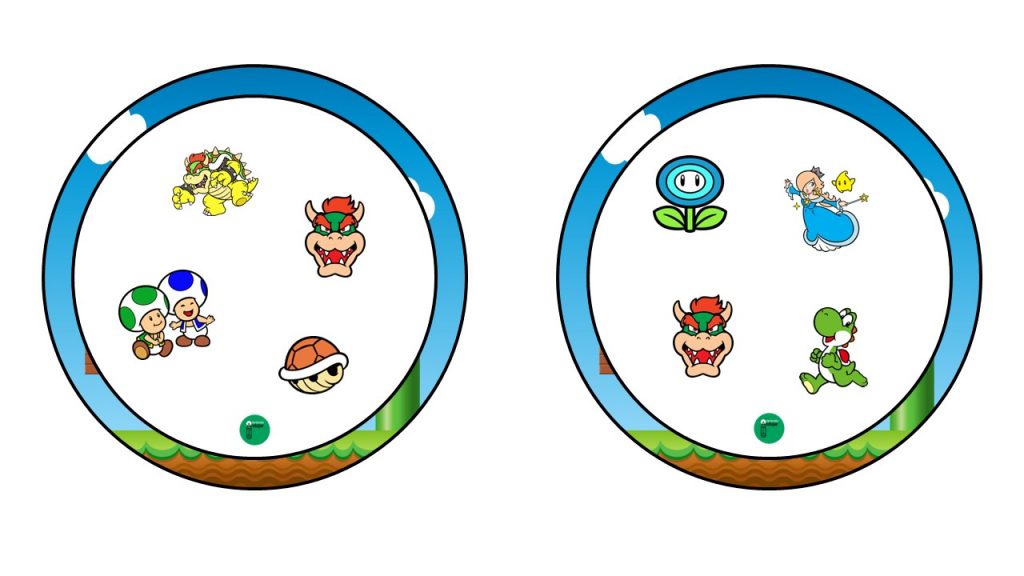 Divertido dobble de Super Mario Bros - Orientacion Andujar