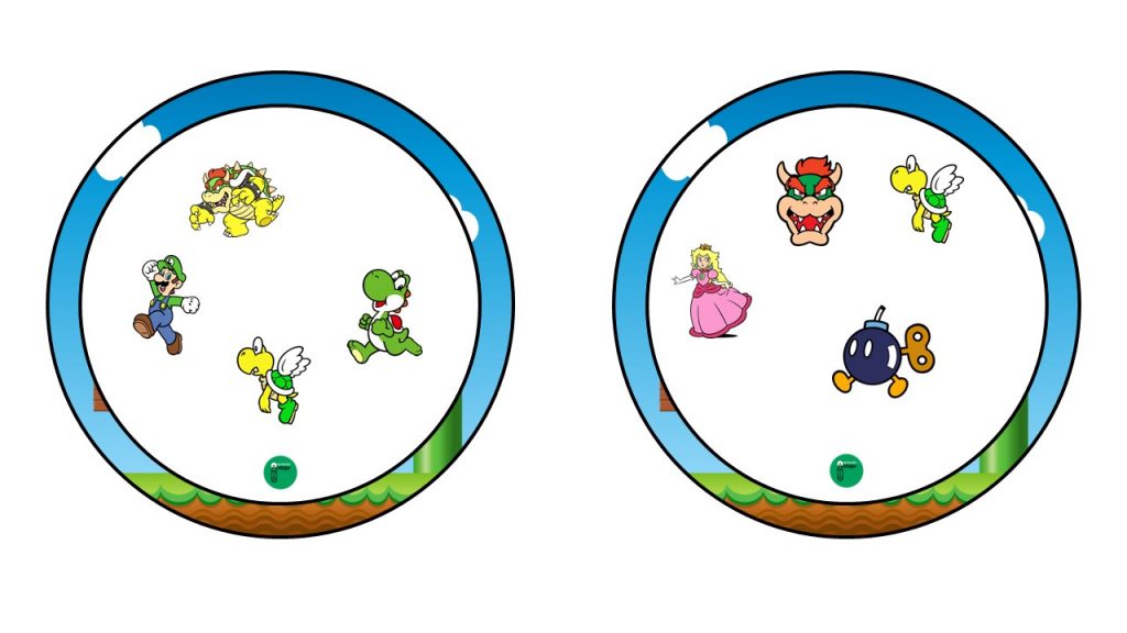 Divertido dobble de Super Mario Bros - Orientacion Andujar