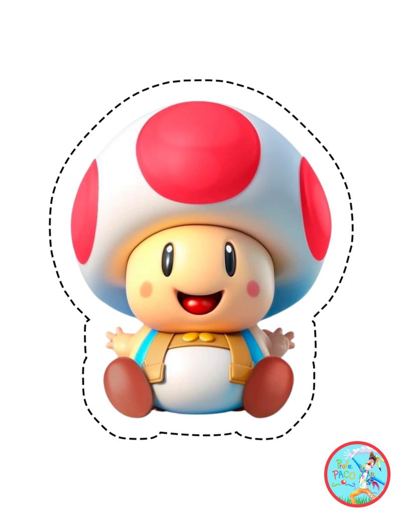 Personajes principales de #MarioBros bebés para recortar - Orientacion ...