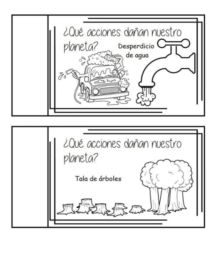 Minilibro para trabajar el día de la Tierra - Orientacion Andujar