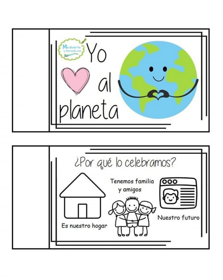 Minilibro para trabajar el día de la Tierra - Orientacion Andujar