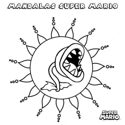 Nuevas mandalas colorea y diviertete con Mario Bross y sus amigos ...