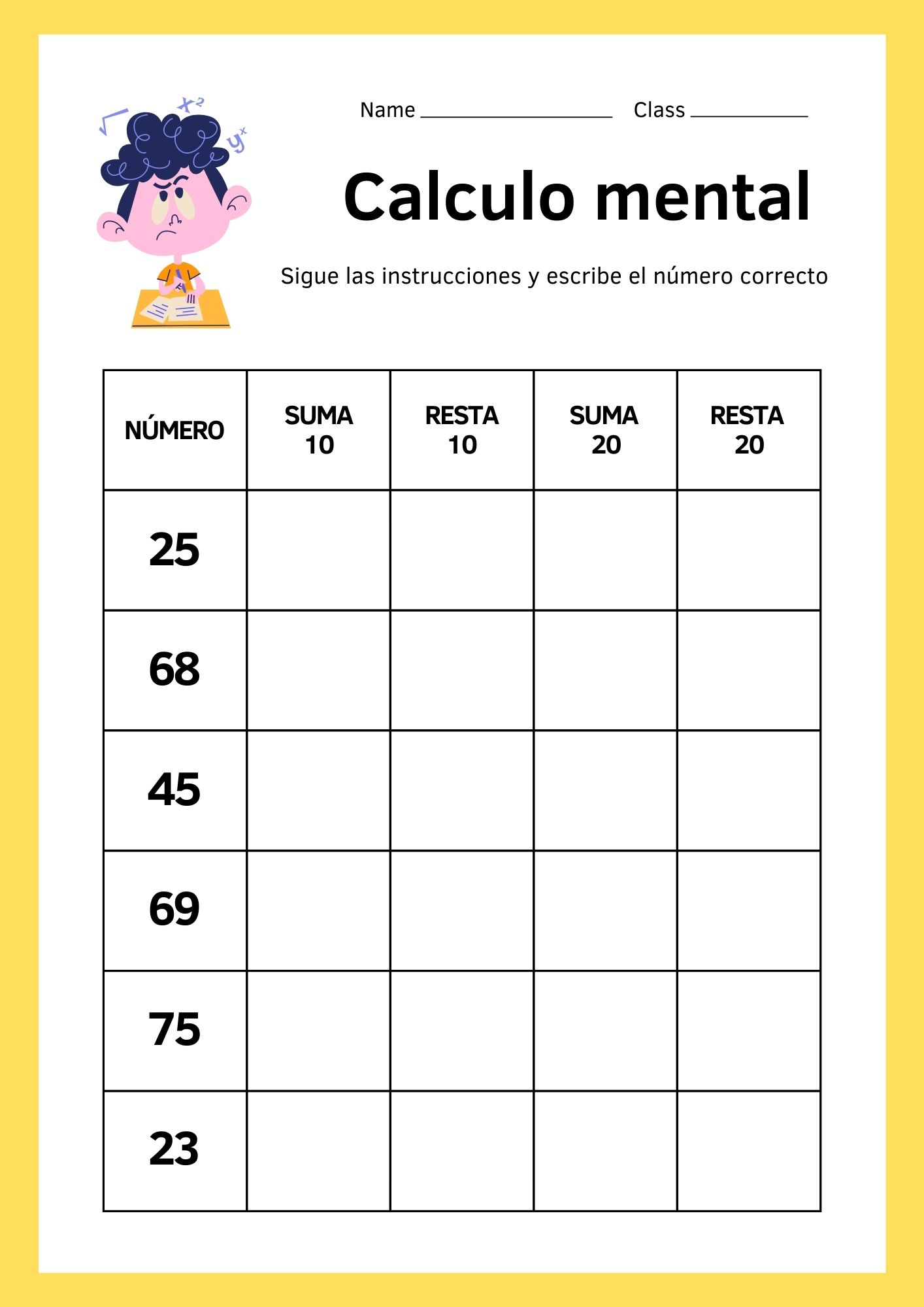 SUMAMOS Y RESTAMOS TRABAJAMOS CÁLCULO MENTAL (2) SUMAMOS Y RESTAMOS TRABAJAMOS CÁLCULO MENTAL (2)