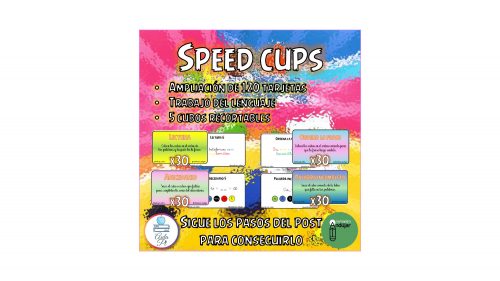 Speed cups juego de mesa ampliación sirve para trabajar la gramática - Orientacion Andujar