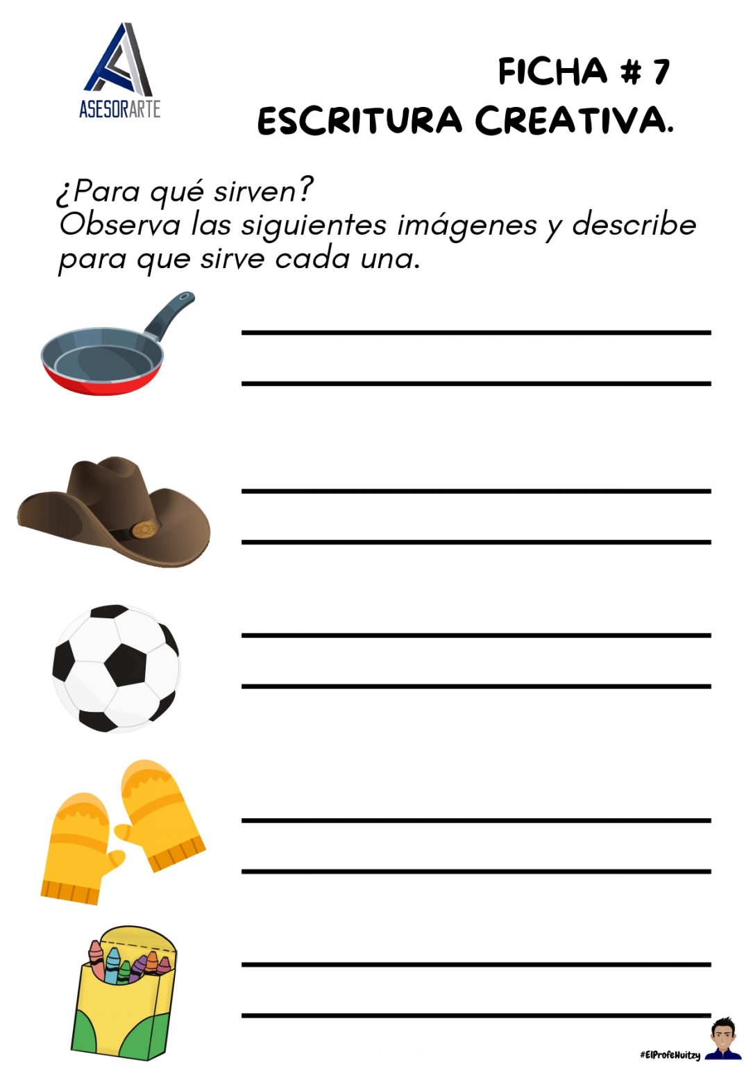 8 Fichas divertidas para trabajar la escritura creativa - Orientacion ...