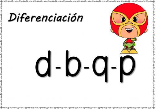 Conciencia fonológica ACTIVIDADES GRAFEMAS DIFERENCIACIÓN b-d-p-q - Imagenes Educativas