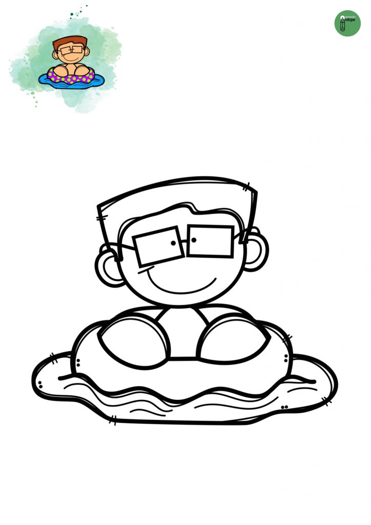 Dibujos de verano para colorear - Actividades de infantil y primaria