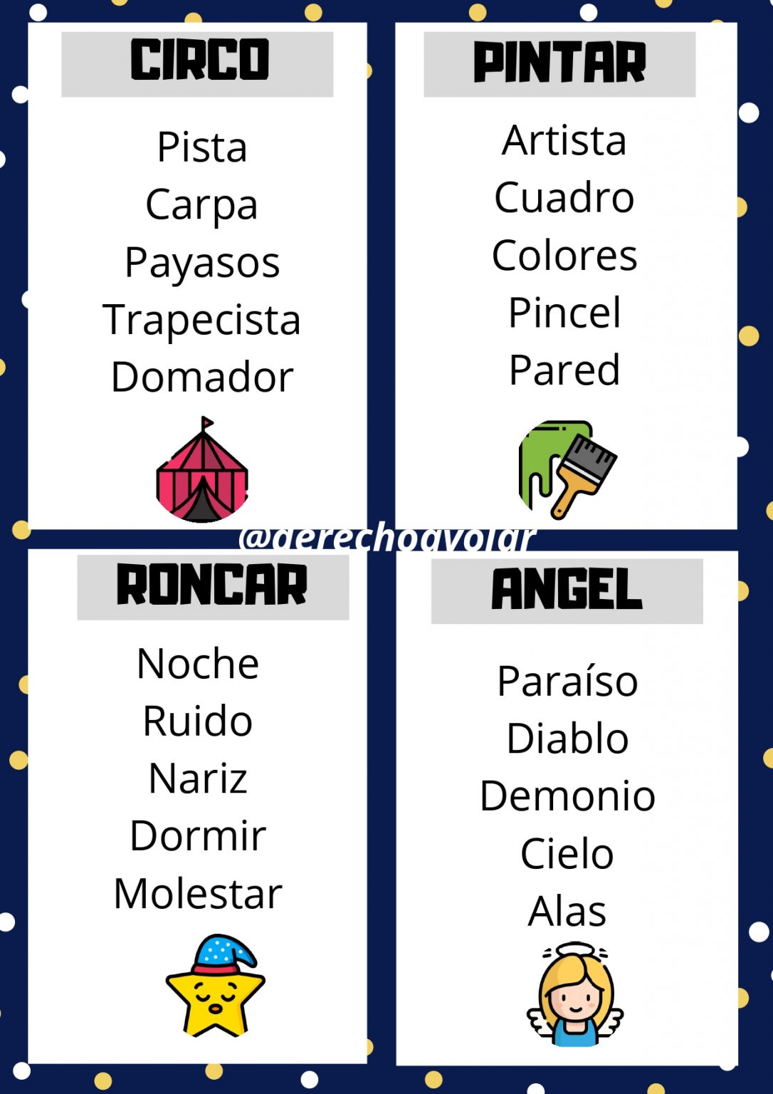 DIVERTIDO JUEGO EXPRESIÓN ORAL: TABÚ - Orientacion Andujar