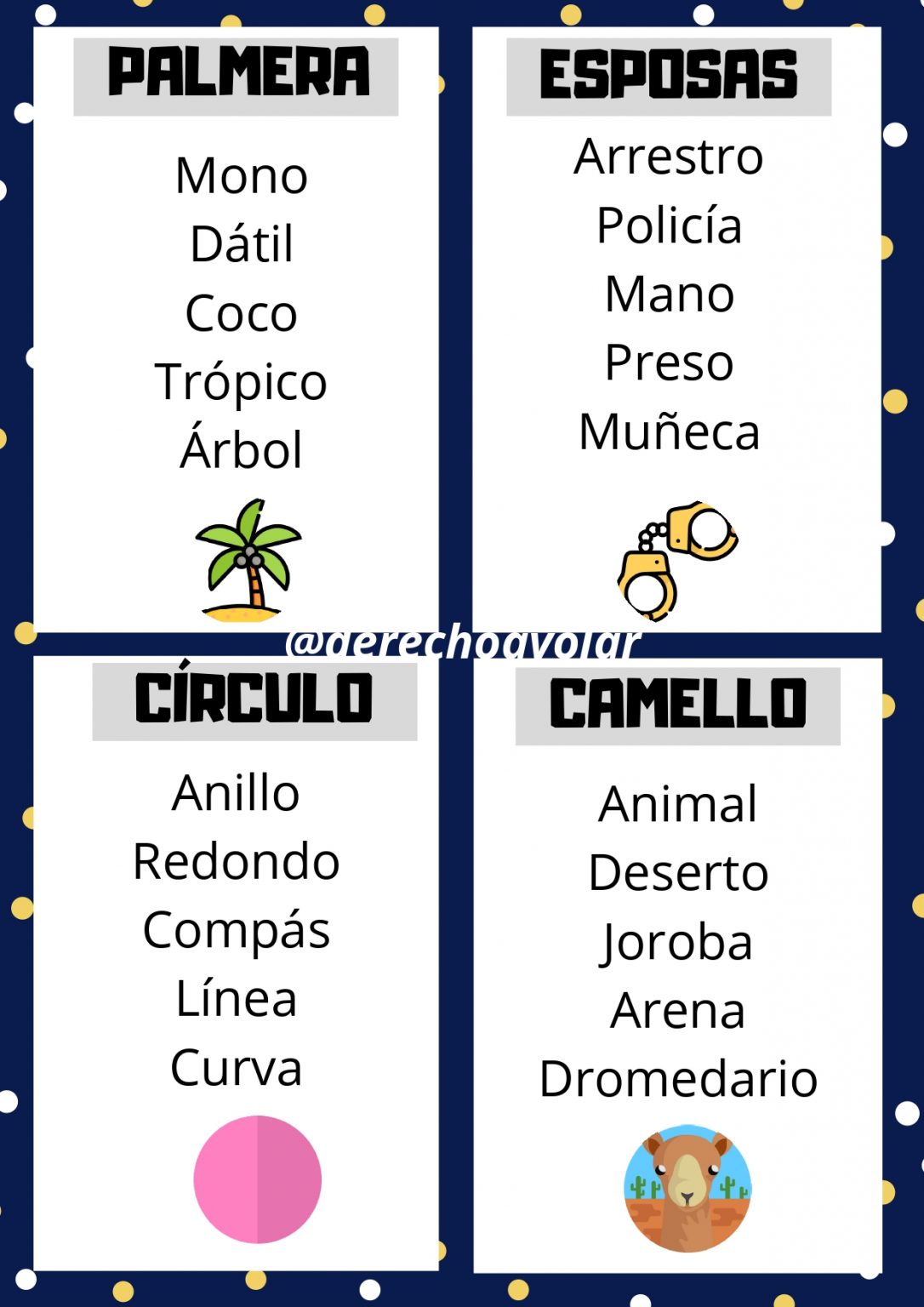 DIVERTIDO JUEGO EXPRESIÓN ORAL: TABÚ - Orientacion Andujar