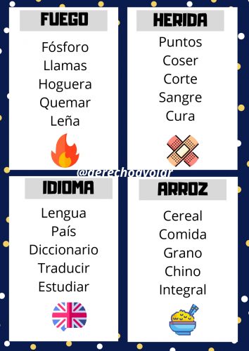 DIVERTIDO JUEGO EXPRESIÓN ORAL: TABÚ - Orientacion Andujar