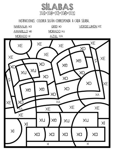 Colorea y aprende las silabas de forma divertida COLREAMOS SEGÚN ...