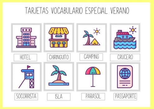 Conciencia semántica 58 tarjetas VOCABULARIO: "EL VERANO" - Orientacion ...
