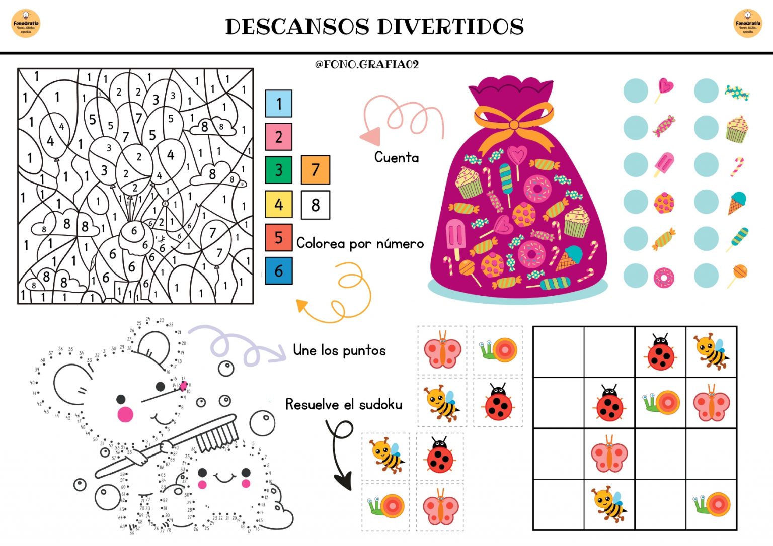 Cuadernito de actividades para hacer nuestros descansos de clase más ...