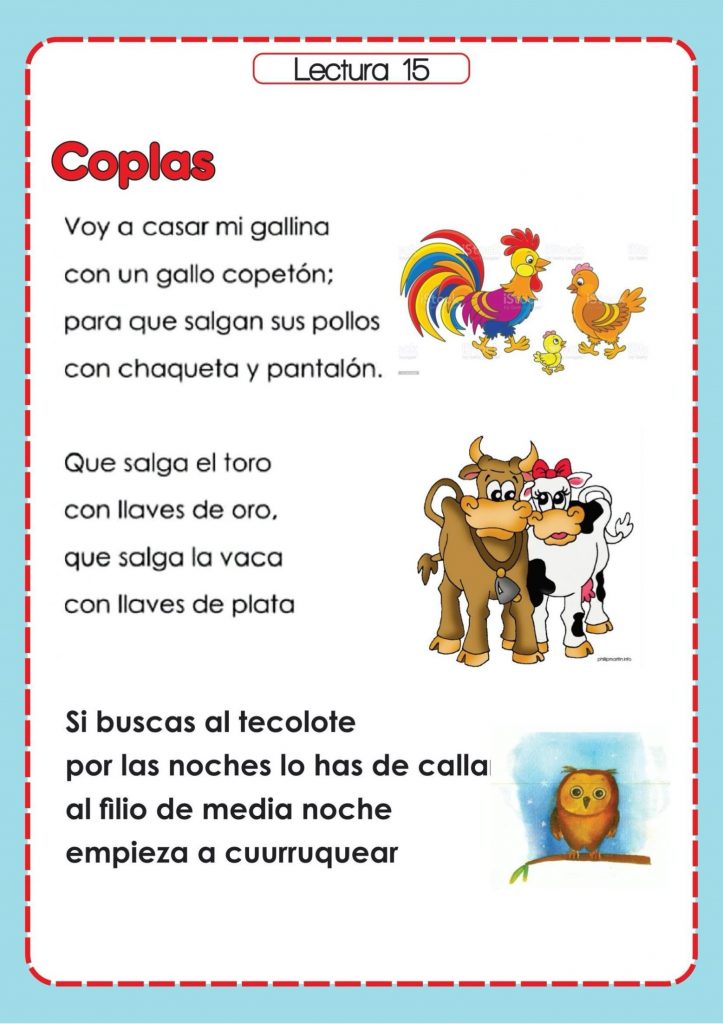 Cuaderno MIS LECTURAS DE RIMAS PARA PRACTICAR - Imagenes Educativas