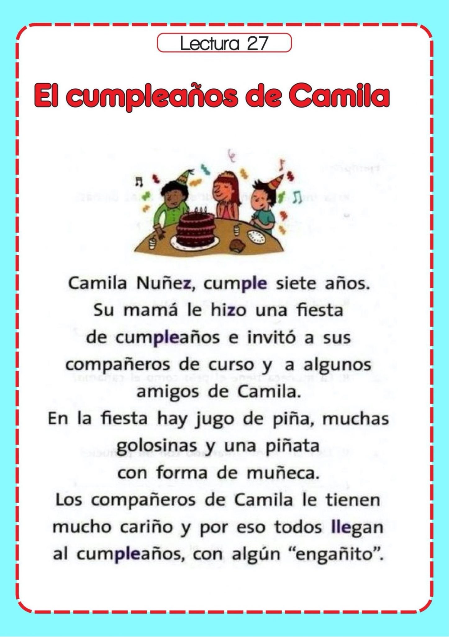 Cuaderno para practicar lectura con rimas - Orientacion Andujar