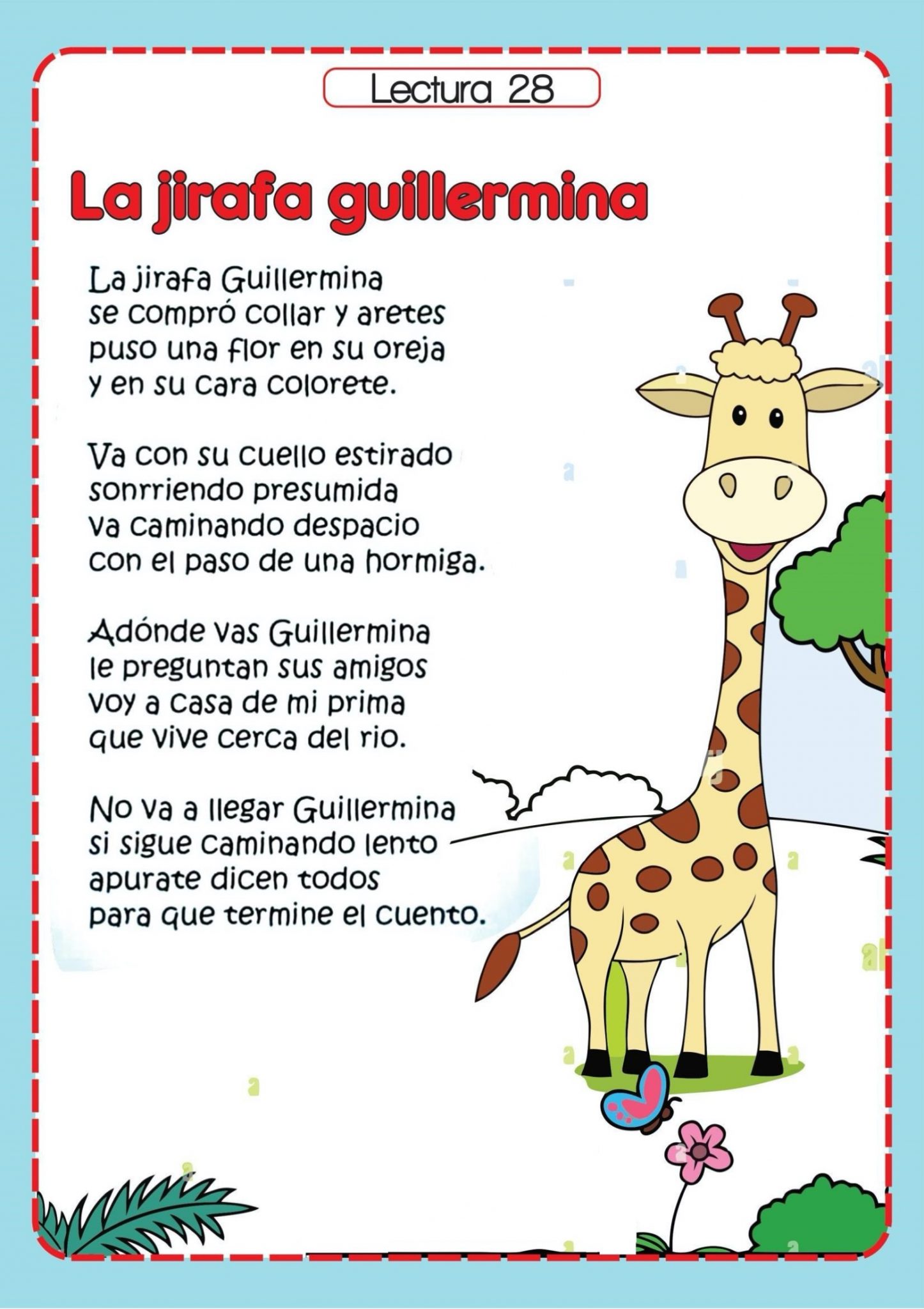 Preciosas lecturitas con rimas - Actividades de infantil y primaria