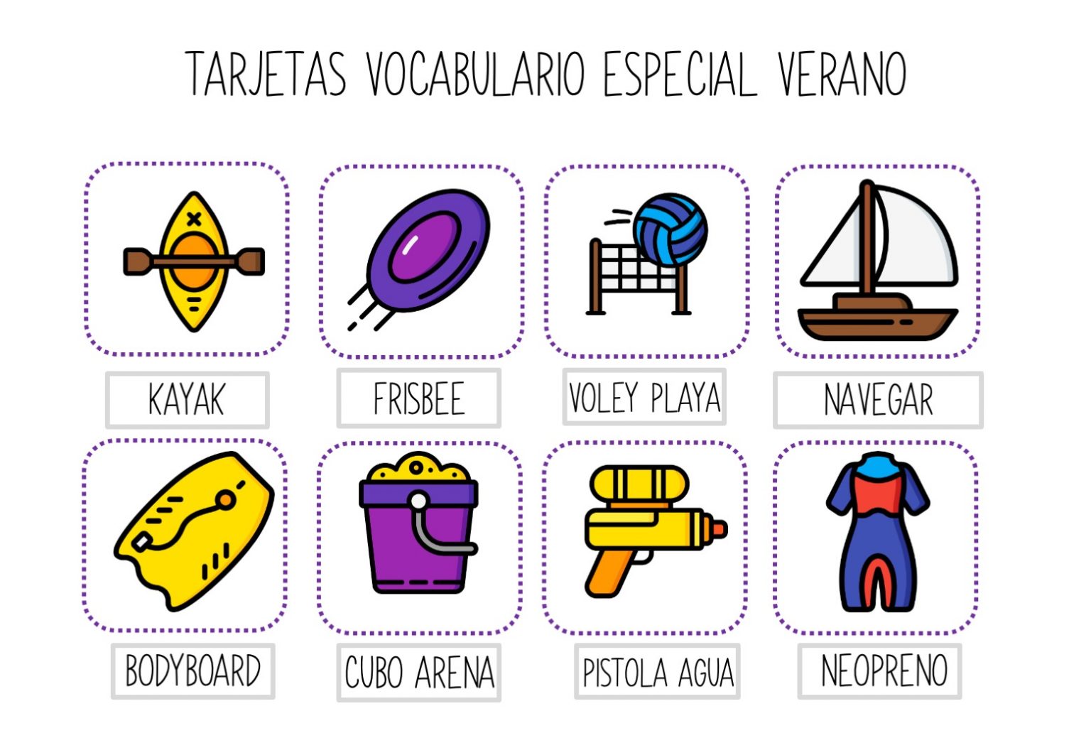 LINCE DEL VERANO + 56 tarjetas VOCABULARIO - Orientacion Andujar