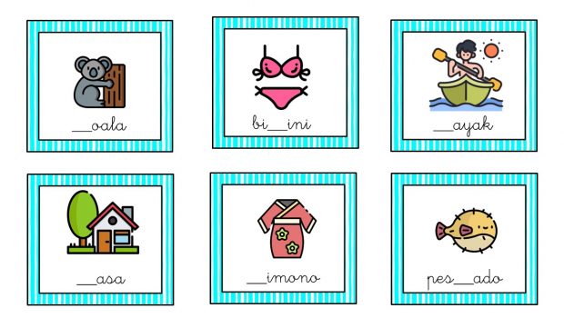 Ortografía C -K – Q: Baraja de cartas con pistas visuales - Orientacion ...