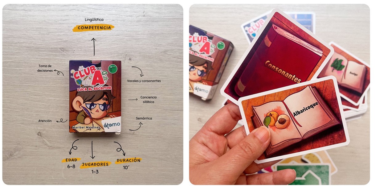 Luca el escritor nuestro juego de mesa para este verano. #DISLEXIA - Orientacion Andujar