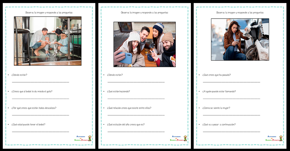 Comprensión lectora de preguntas a partir de una imagen real ...
