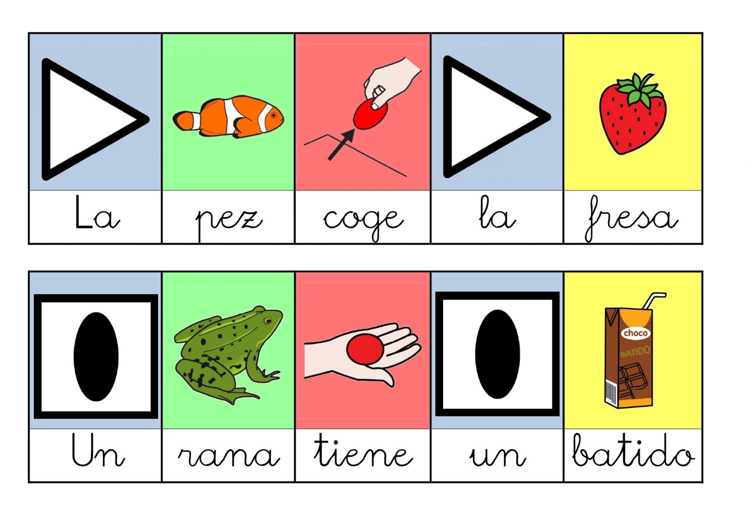 Libro móvil para trabajar la Morfosintaxis con pictos. - Orientacion Andujar