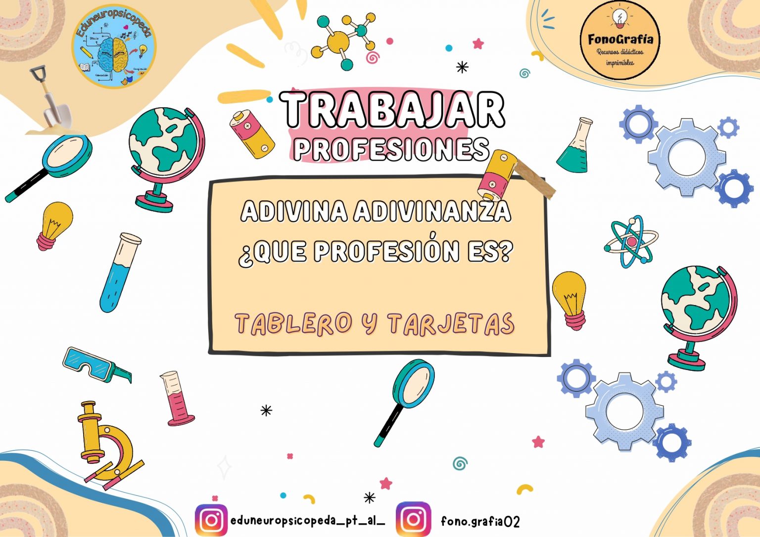 ADIVINA ADIVINANZA Trabajamos las profesiones mediante inferencias ...