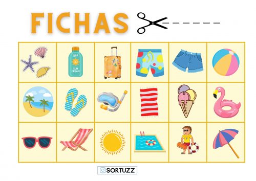 EL bingo del verano, vamos a jugar - Orientacion Andujar