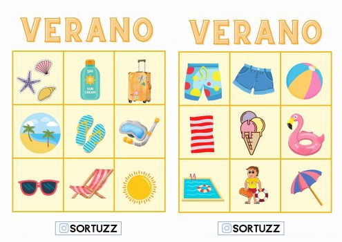 EL bingo del verano, vamos a jugar - Orientacion Andujar