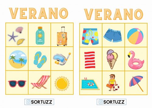 EL bingo del verano, vamos a jugar - Orientacion Andujar