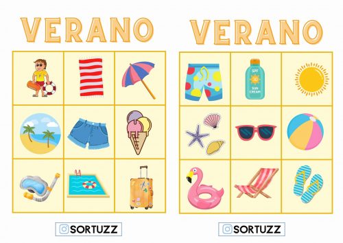 EL bingo del verano, vamos a jugar - Orientacion Andujar