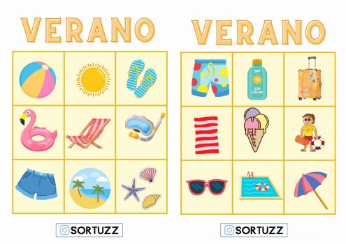 EL bingo del verano, vamos a jugar - Orientacion Andujar