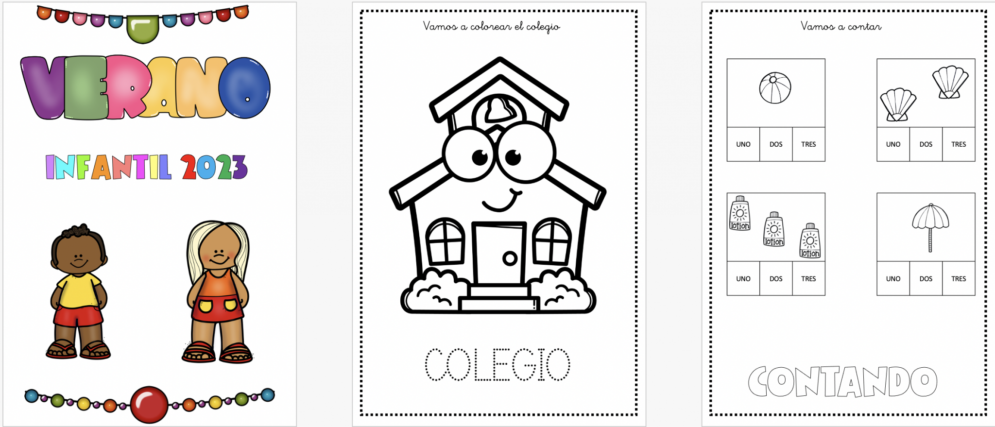 Cuaderno de INFANTIL repaso especial verano 2023 - Orientacion Andujar