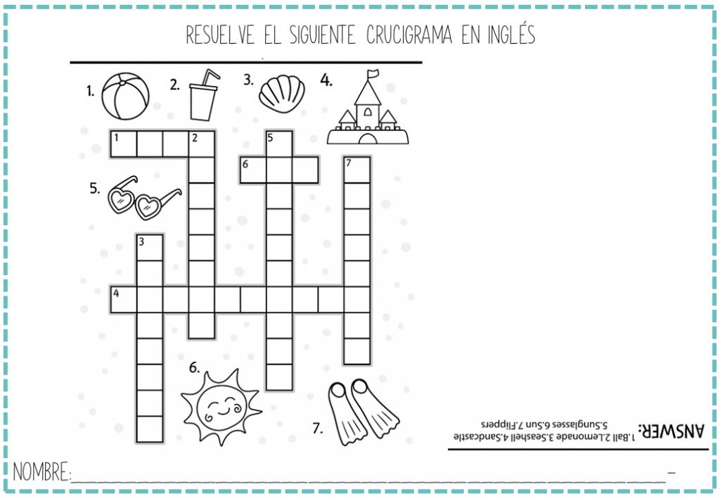 Divertido cuaderno de actividades variadas para este verano. Primer ...