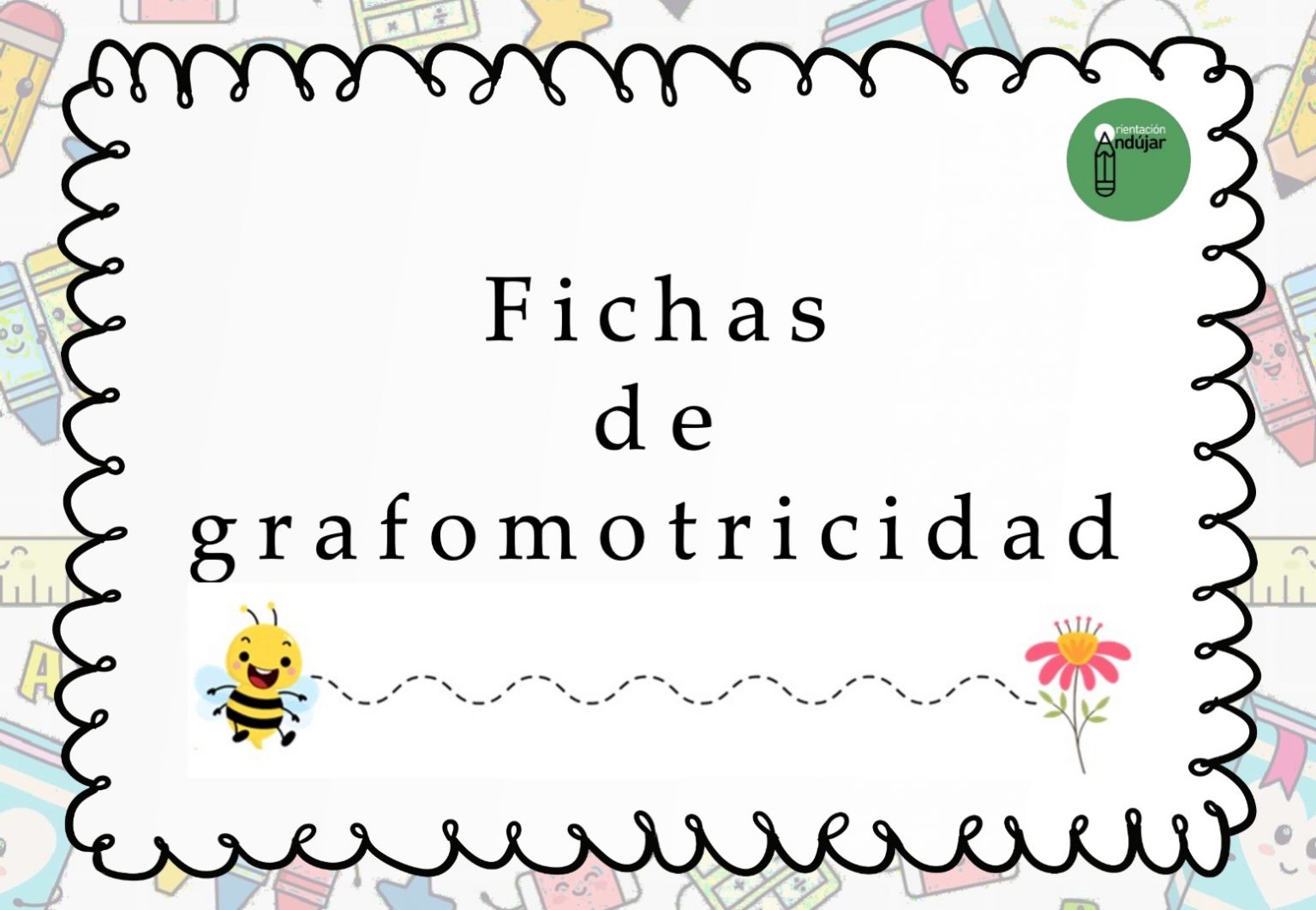 Fichas de grafomotricidad muy divertidas - Orientacion Andujar