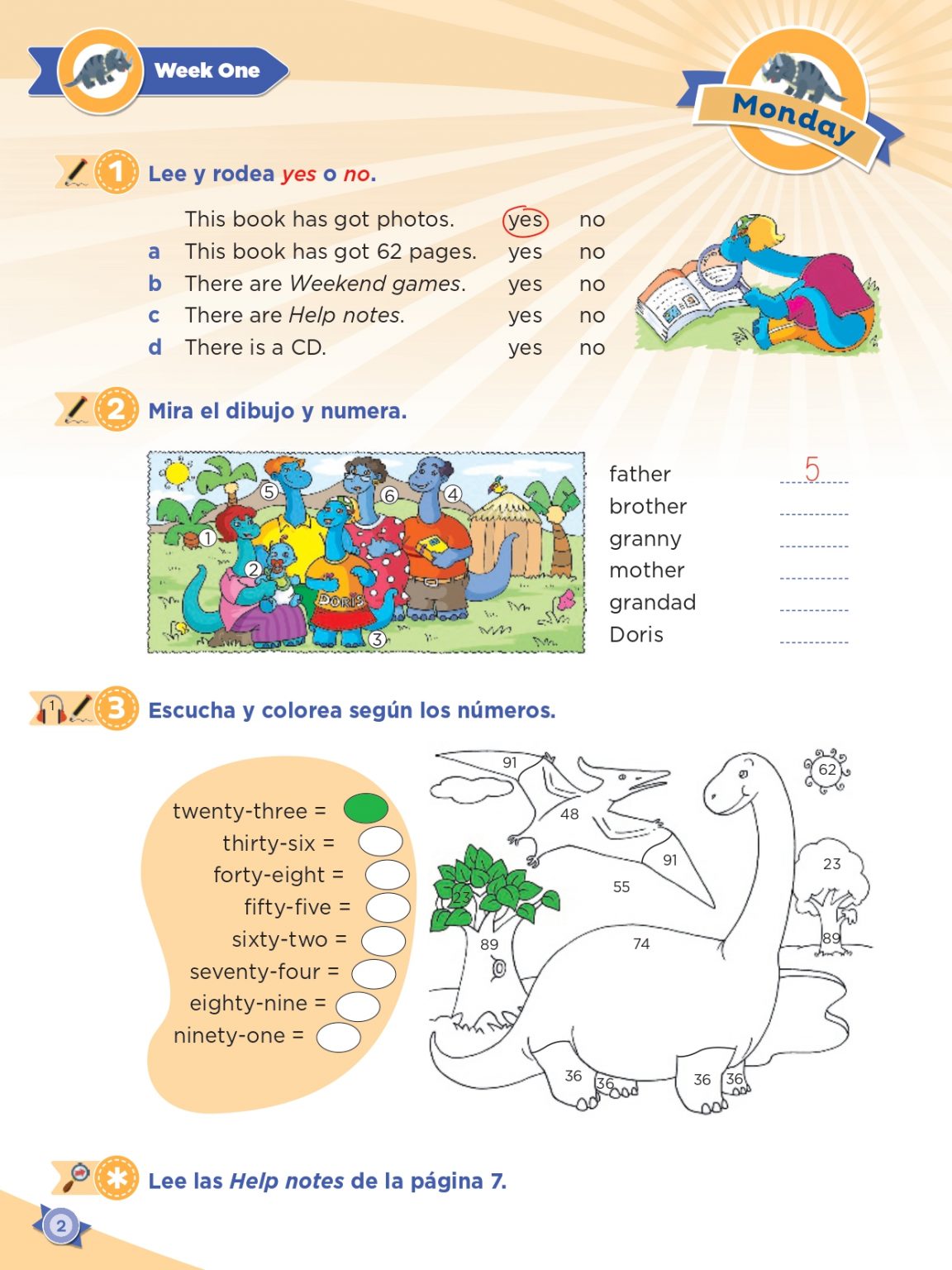 Inglés 4º PRIMARIA Cuaderno de actividades repasamos en Verano - Orientacion Andujar