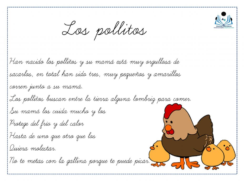 Material para leer y trabajar con lecturas cortas - Orientacion Andujar