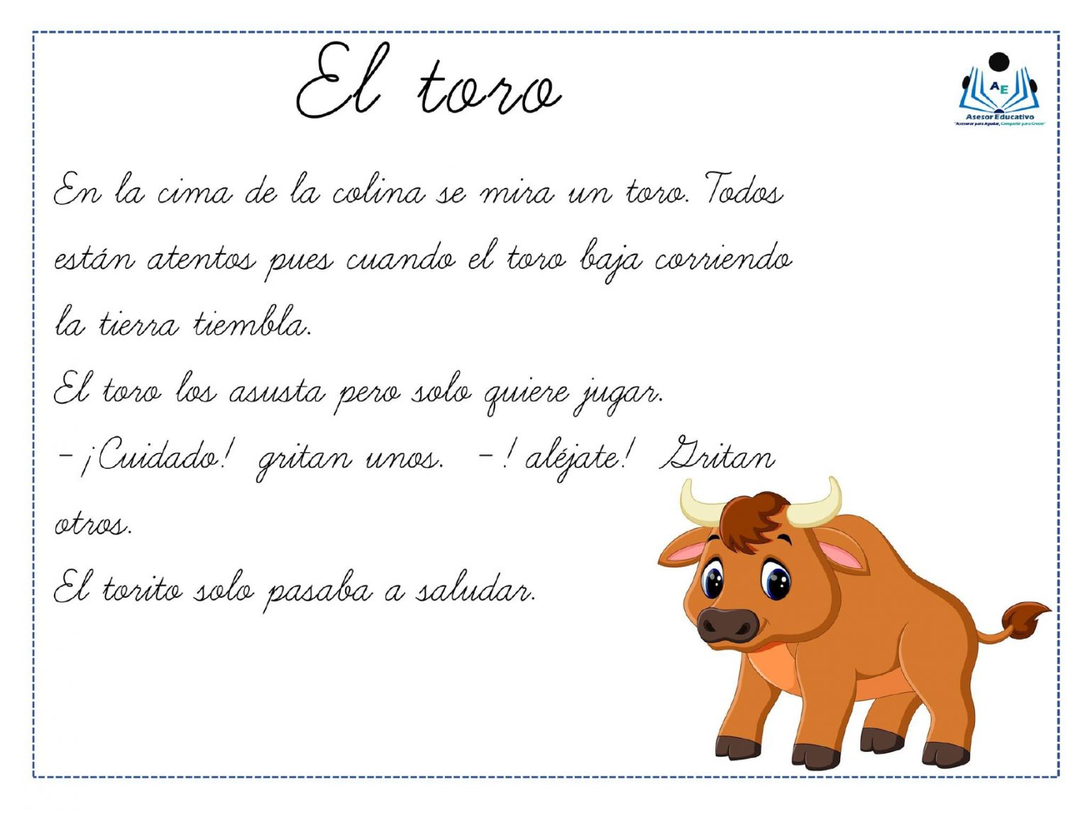 Material para leer y trabajar con lecturas cortas - Orientacion Andujar