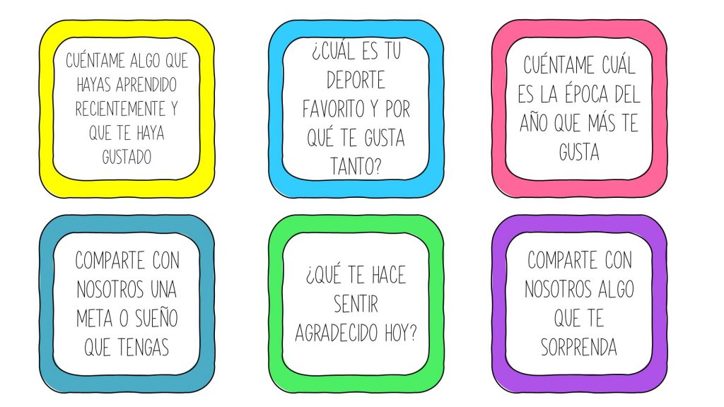 Tarjetas para fomentar la comunicación oral - Orientacion Andujar